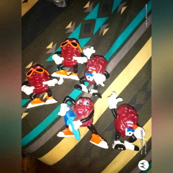 California Raisins | Toys | 5 Pvc Vintage California Raisins Figures ...